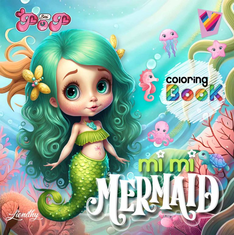 Mimi Mermaid - Coloring Book - KubusMedia Group
